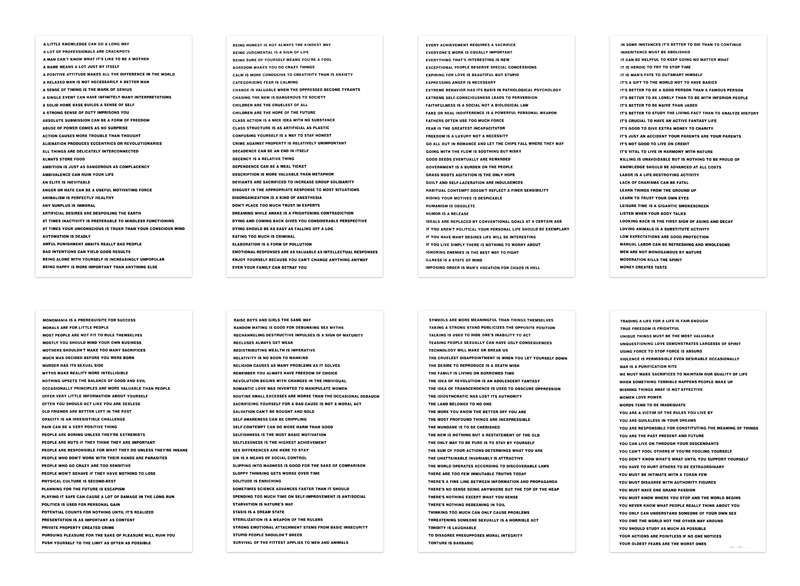 Jenny Holzer Truisms Poster